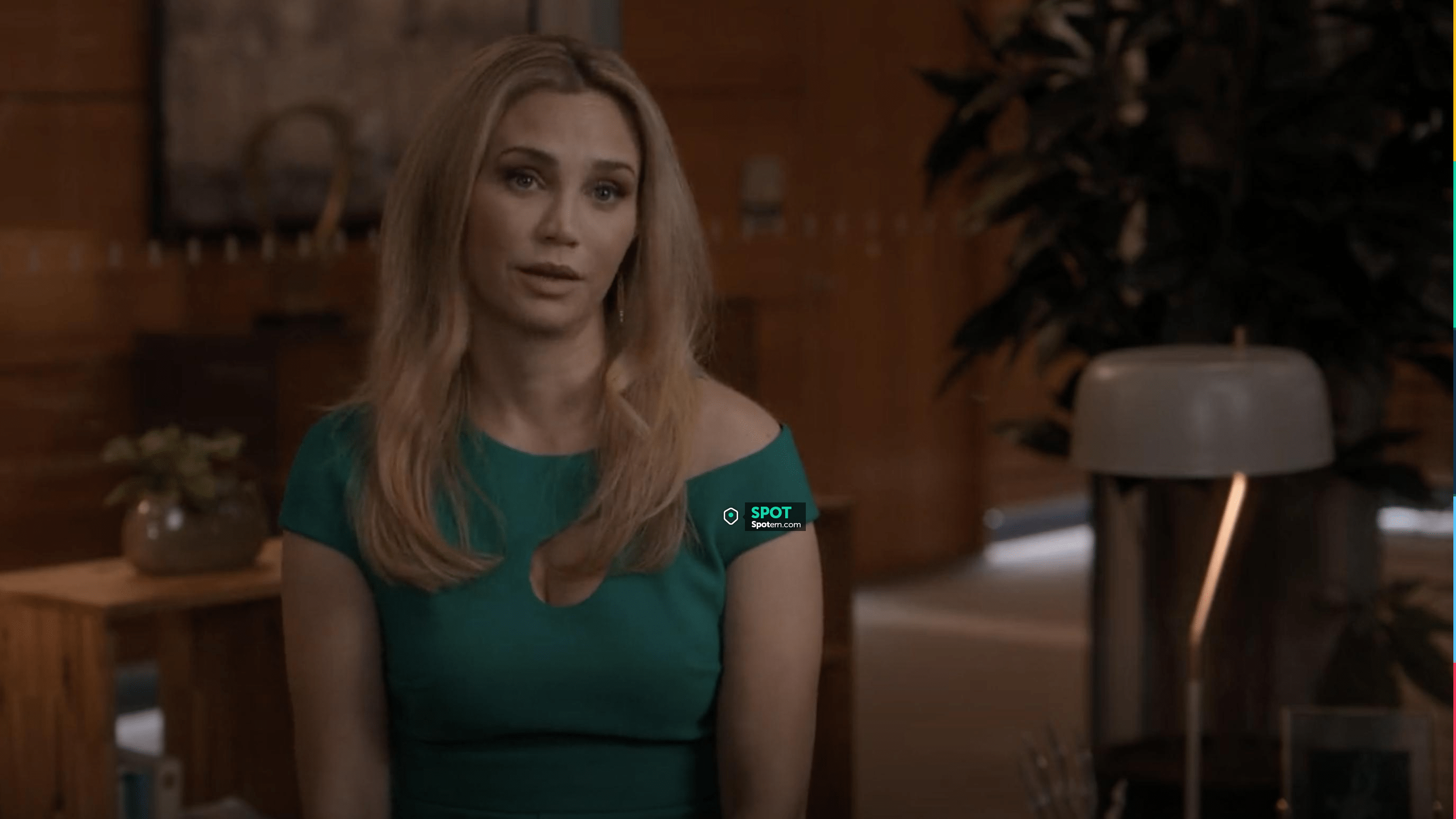Roland Mouret Thean cutout crepe midi green dress worn by Dr. Morgan ...