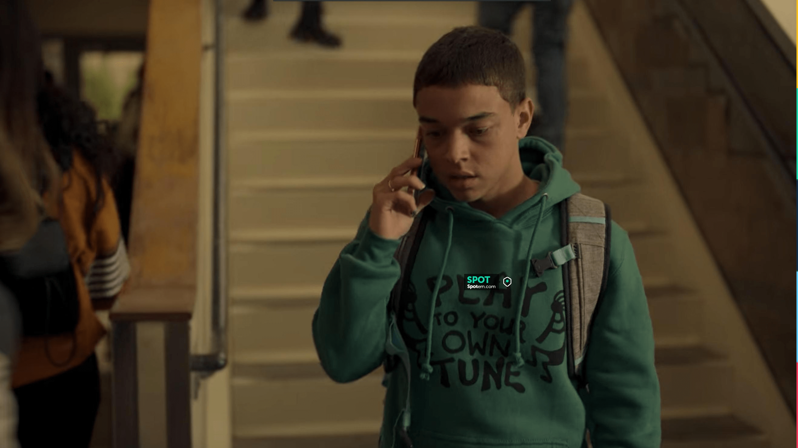 Altru "Play Your Own Tune" Hoodie in green worn by Ruben / Ruby ...