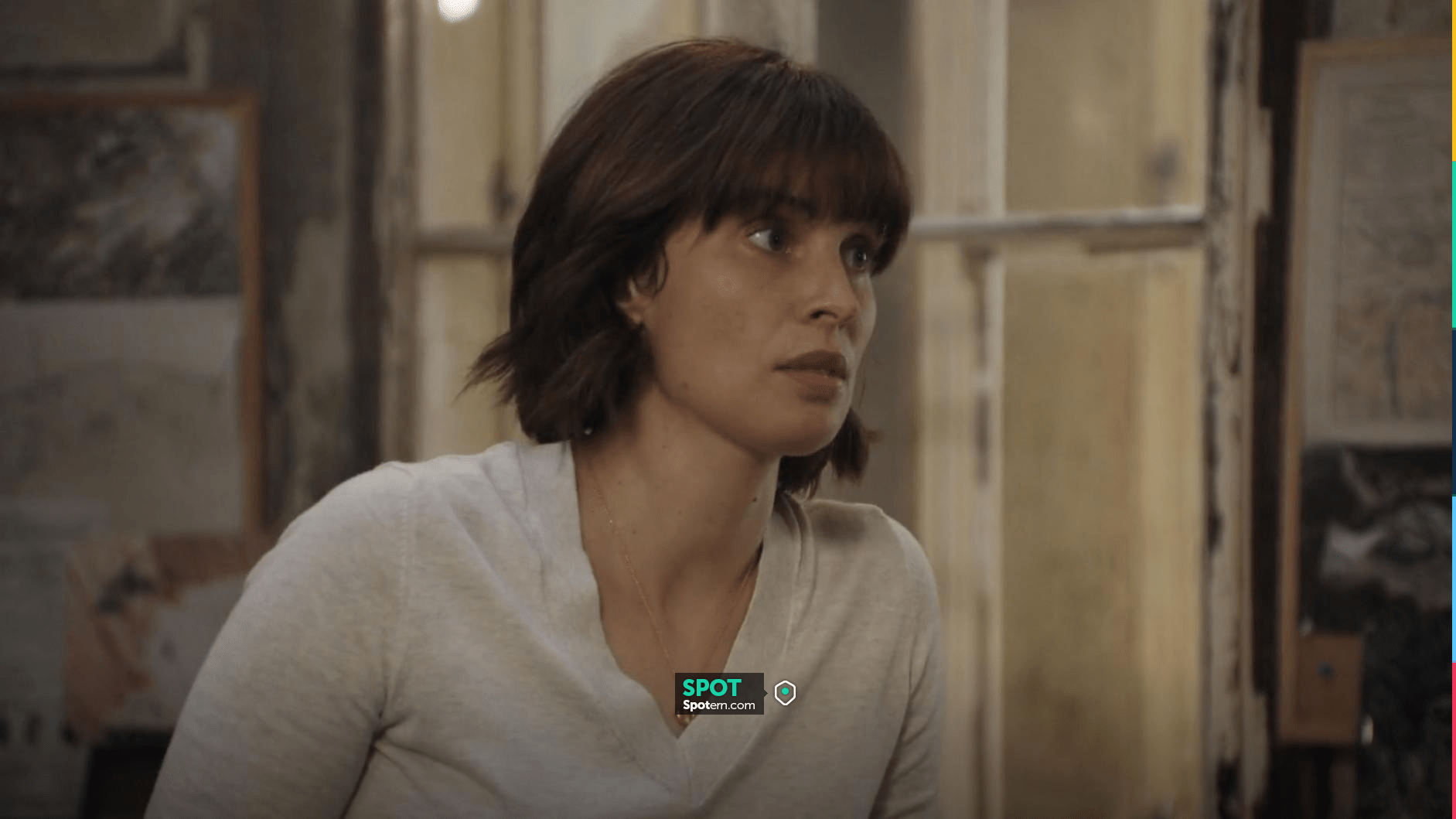 Vince Weekend V Neck Cashmere Sweater worn by Special Agent Jamie ...