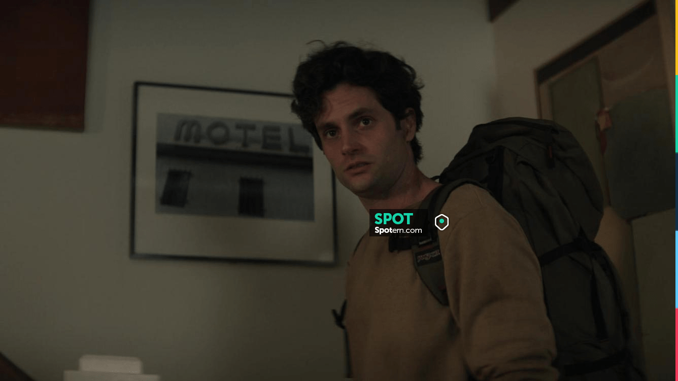 JanSport Hiking Backpack used by Joe Goldberg (Penn Badgley) as seen in ...