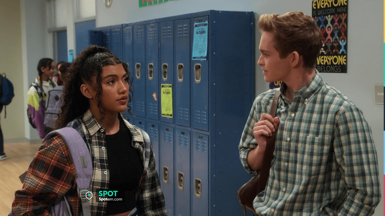 Bondka Backpack in purple worn by Robyn Rook (Dior Goodjohn) as seen in ...