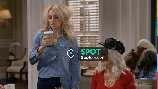 J. Crew Denim Western Shirt worn by Gina Dabrowski (Annaleigh Ashford ...