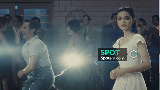 White dress worn by María (Rachel Zegler) as seen in West Side Story ...