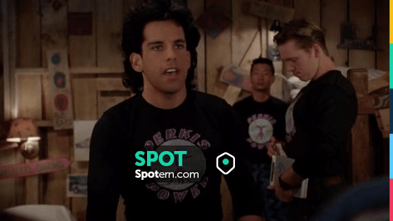 Perkis Power logo T-shirt in black worn by Tony Perkis (Ben Stiller) as ...
