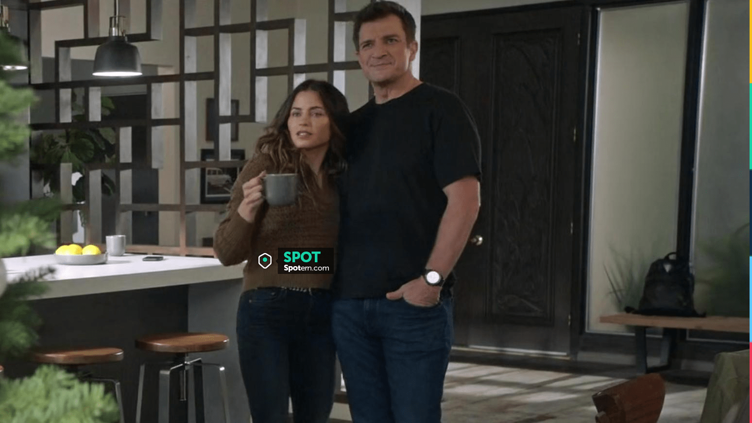 Le pull kaki Madewell de Bailey Nune (Jenna Dewan) dans The Rookie, le ...