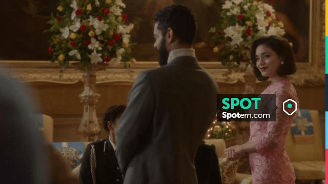 Naeem Khan Crochet-trimmed Embroidered Tulle and Silk Midi Dress worn ...