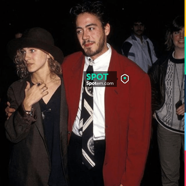 Red Suit blazer jacket worn by Robert Downey Jr. in 1987 | Spotern