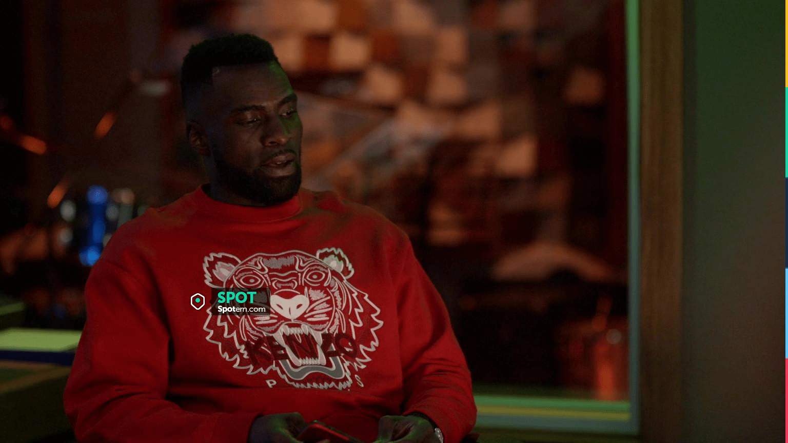 Kenzo Tiger-embroidered drawstring hoodie worn by Eric 'E-Roc' Jones ...