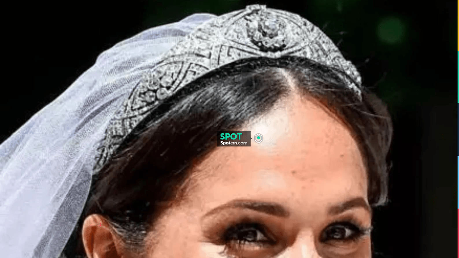 Princess Crown Diadem worn by Meghan Markle for her Wedding | Spotern