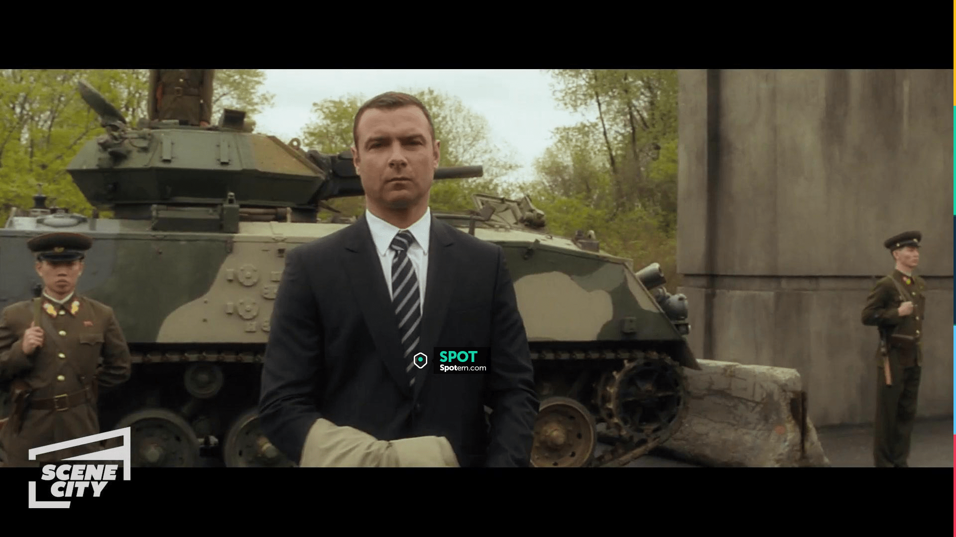 Trench coat worn by Ted Winter (Liev Schreiber) in Salt movie wardrobe ...