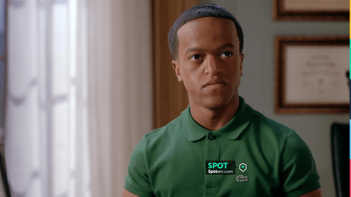 Lacoste Green Polo Shirt worn by Dana King (Rance Nix) as seen in The ...