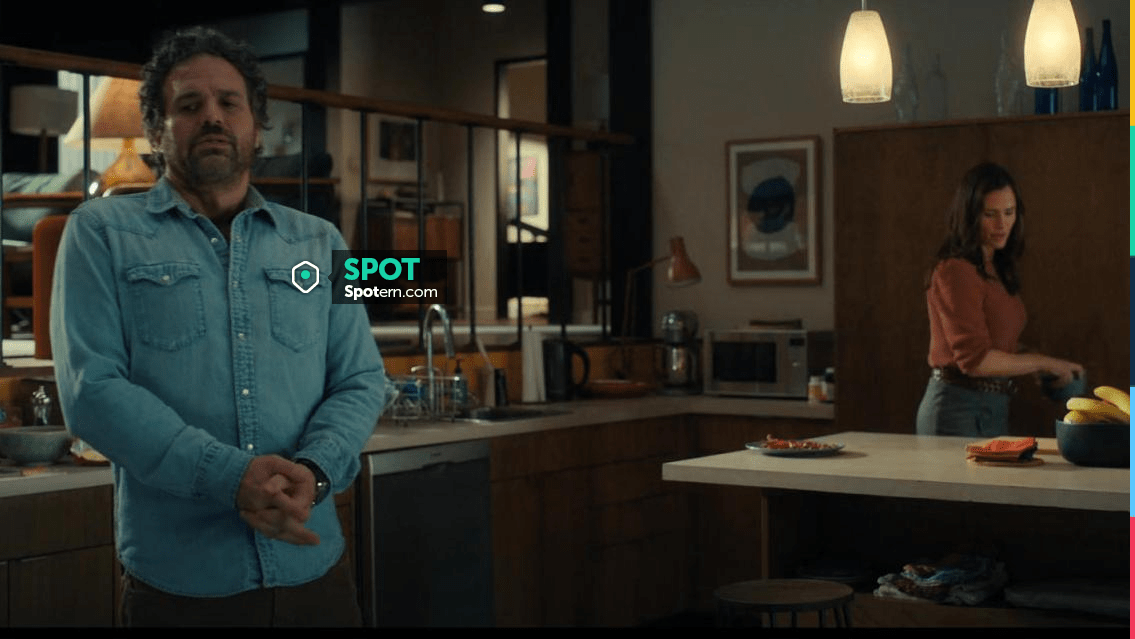 Denim Shirt worn by Louis Reed (Mark Ruffalo) as seen in The Adam ...