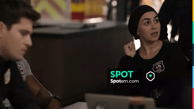 Austin Fire Longsleeve Shirt worn by Marjan Marwani (Natacha Karam) in 9-1-1: Lone Star TV show ...