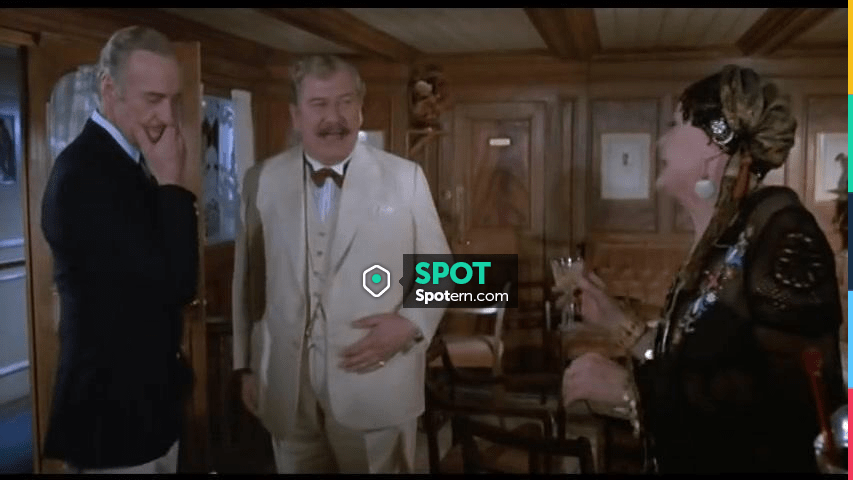 Creme Vested 8 button White & Off White 3 Piece Suit worn by Hercule ...