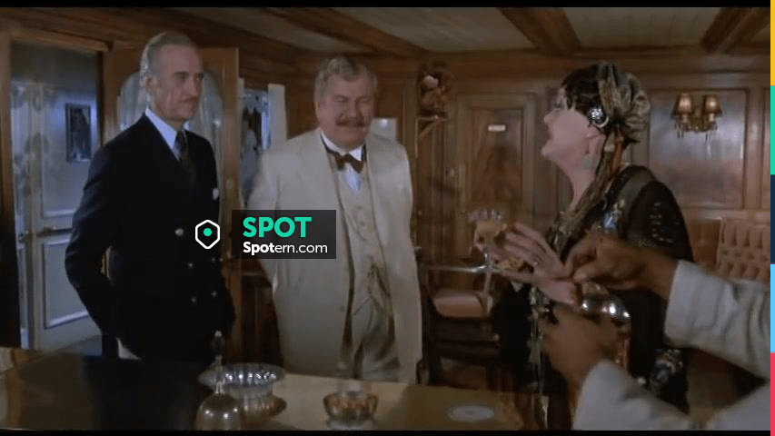 Wool Navy Blazer Jacket worn by Colonel Race (David Niven) in Death on ...