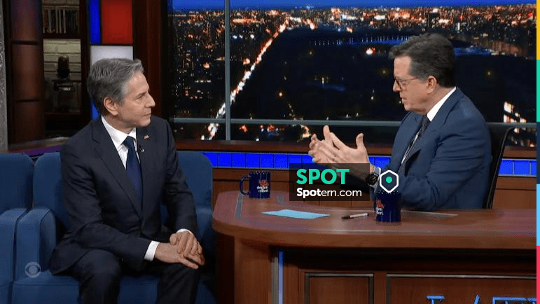 Apple Watch worn by Stephen Colbert as seen in The Late Show with ...