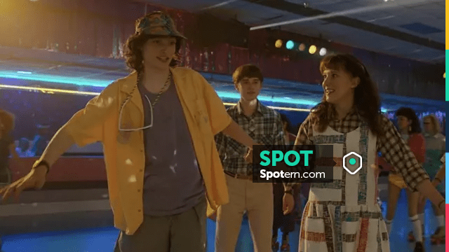 Printed White Dress worn by Eleven (Millie Bobby Brown) as seen in ...