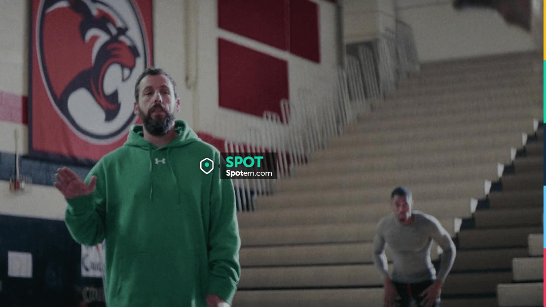 Under Armour Fleece Hoodie in green worn by Stanley Sugerman (Adam ...