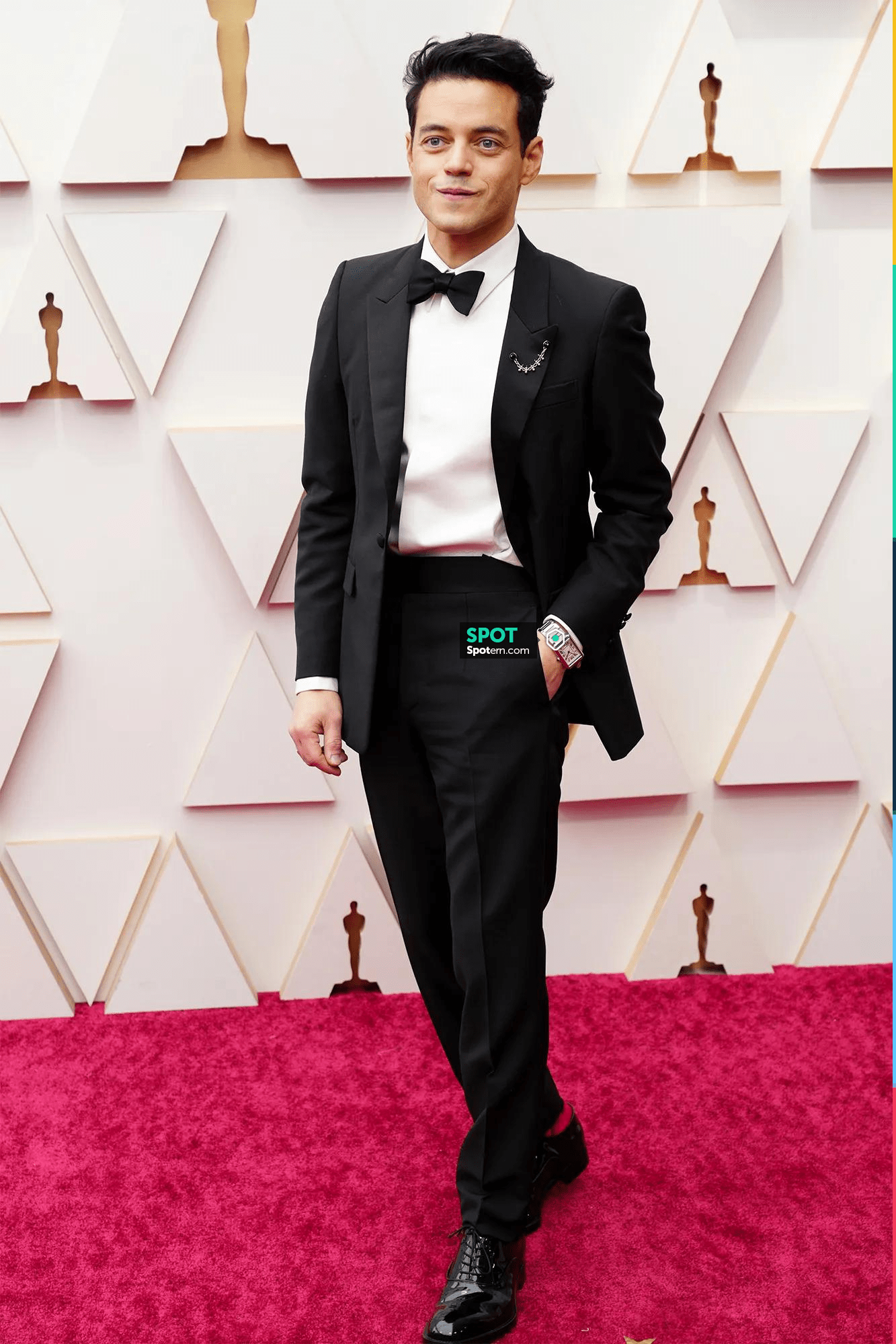 Cartier Tank Must Watch worn by Rami Malek on Oscars 2022 Red-Carpet ...