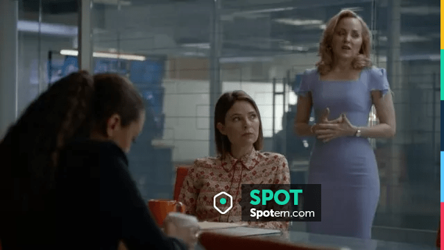 The Alice + Olivia printed shirt worn by Taylor Rentzel (MacKenzie ...