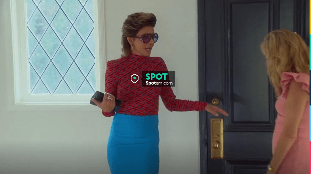 Versace Print Body­suit worn by Lisa Rinna as seen in The Real ...