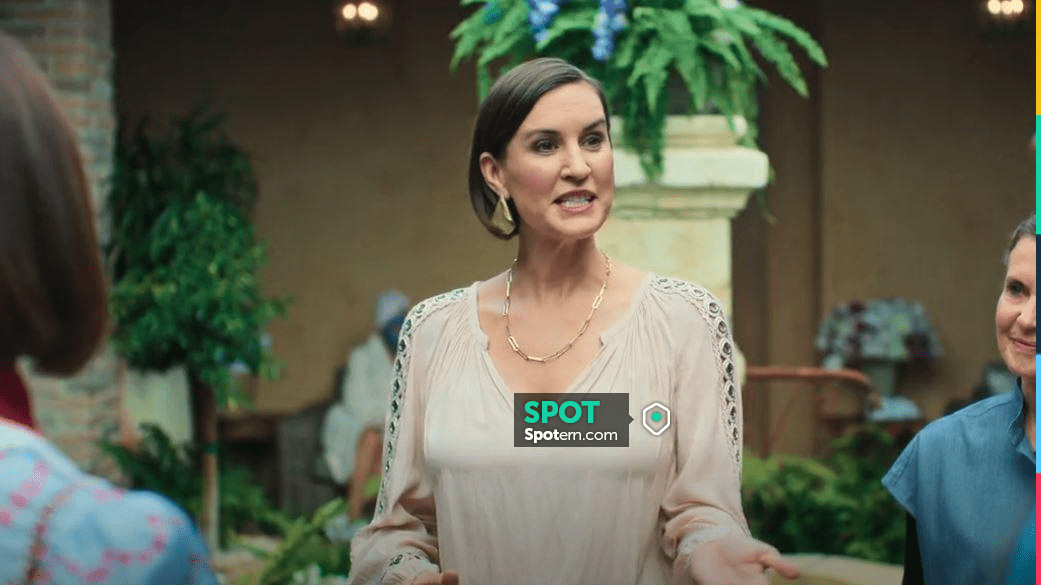 Ramy Brook Sera Blouse worn by (Beth Fraser) as seen in Loot (S01E05 ...