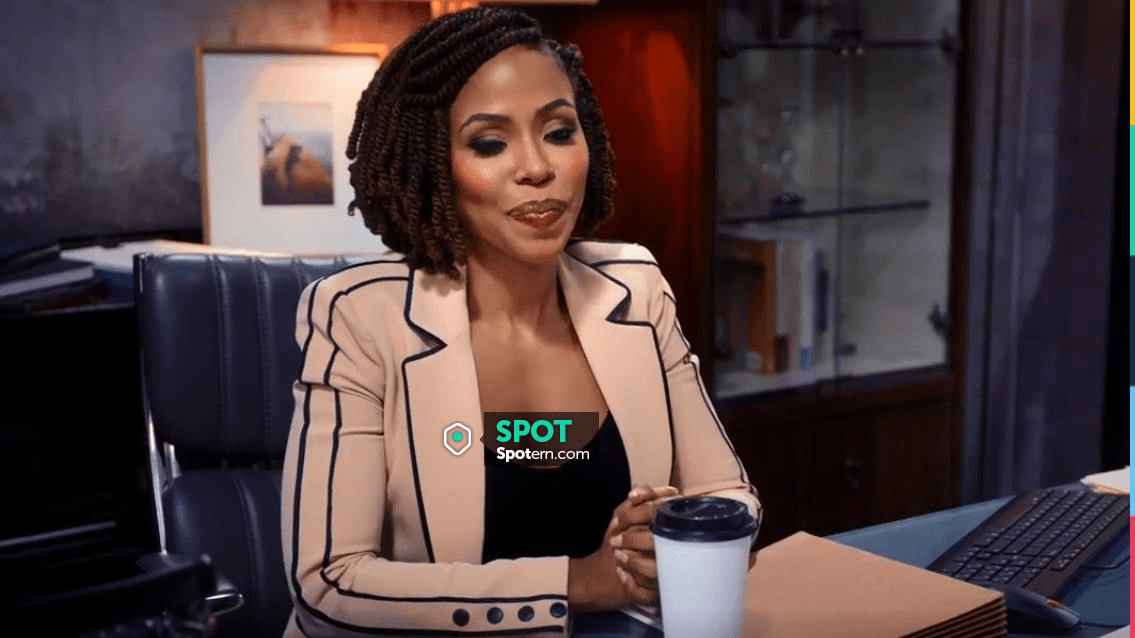 Alice + Olivia Valeria Piped Blazer porté par Andrea 'Andi' Barnes (KJ ...