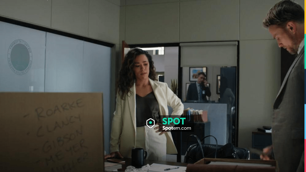 L'Agence Jane Camisole worn by Emily Lopez (Jessica Camacho) as seen in ...