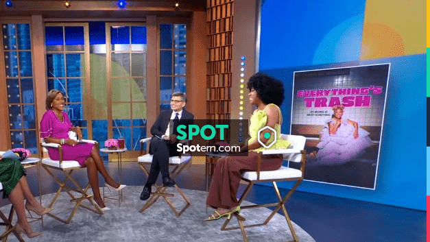 Tanya Taylor Claudette Top worn by Phoebe Robinson in Good Morning ...