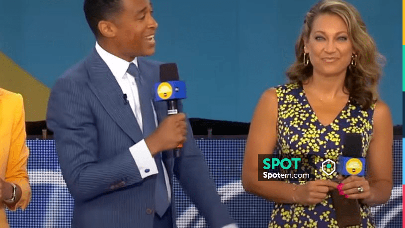 Draper James Love Circle Dress worn by Ginger Zee as seen in Good ...