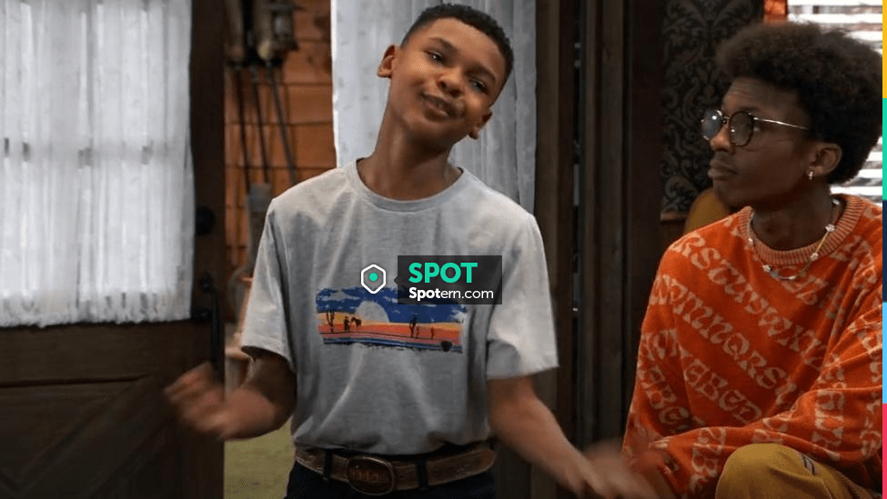 Panhandle Short Sleeve Crewneck T-Shirt worn by Bill Pickett (Alfred ...