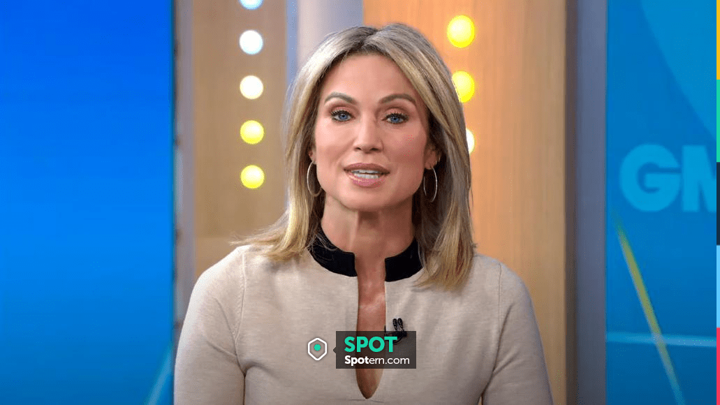 Fleur Du Mal Contrast Waist Bodysuit worn by Amy Robach as seen in Good ...