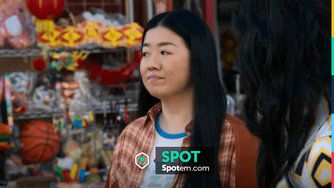 BDG Keanu Varsity Flannel Shirt worn by Alice Kwan (Sherry Cola) as ...