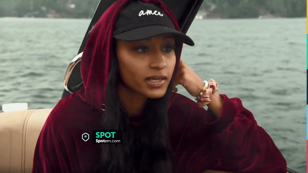Juicy Couture Exclusive Wine Hoodie worn by Bethania Locke as seen in ...