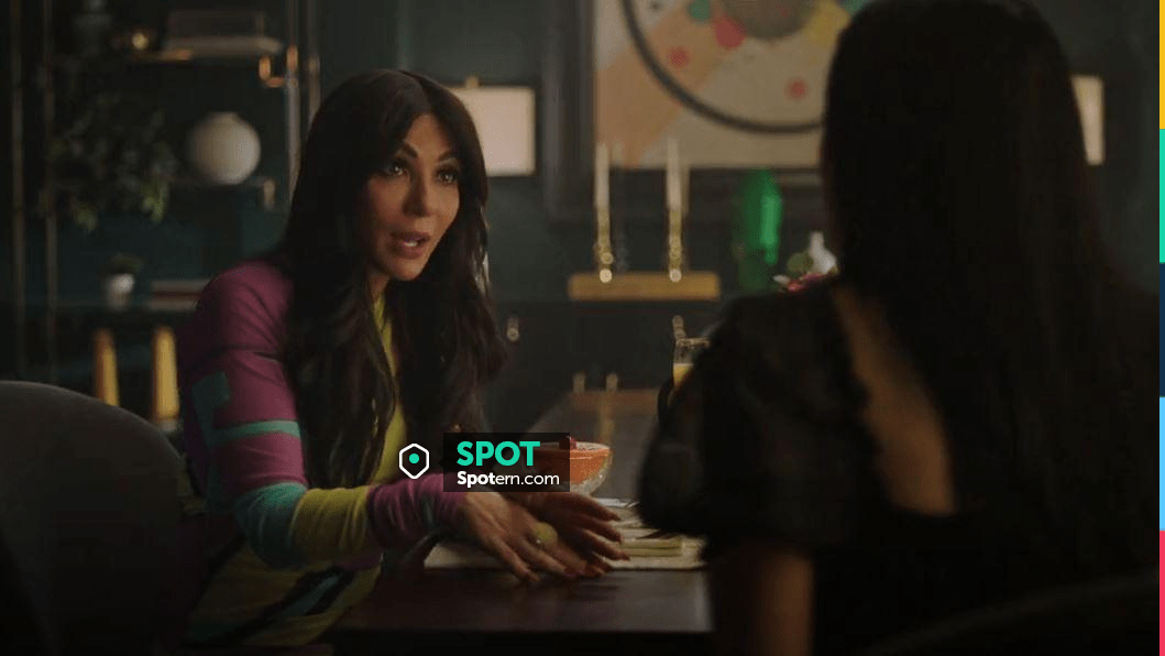 MSGM Printed Ruched Maxi Dress worn by Hermione Lodge (Marisol Nichols ...