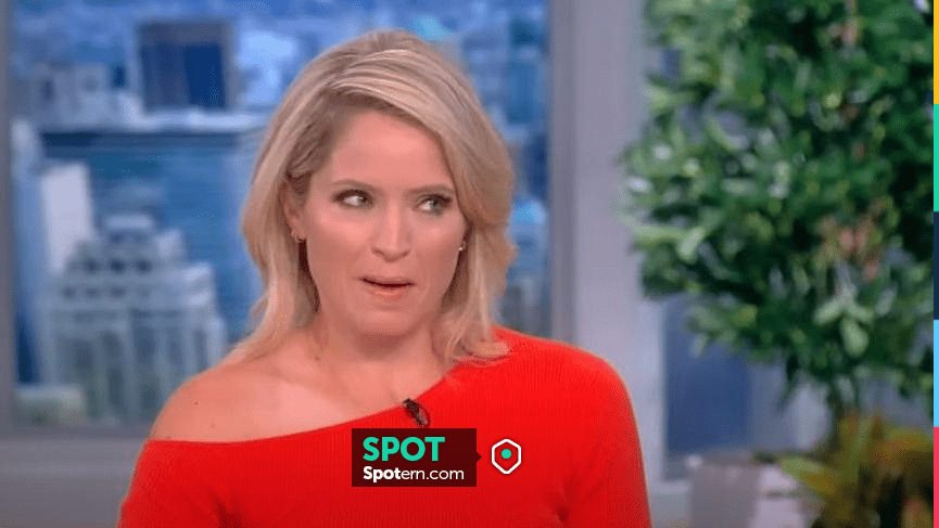 LaPointe One-Shoulder Long Sleeve Rib Midi Sweater Dress worn by Sara ...