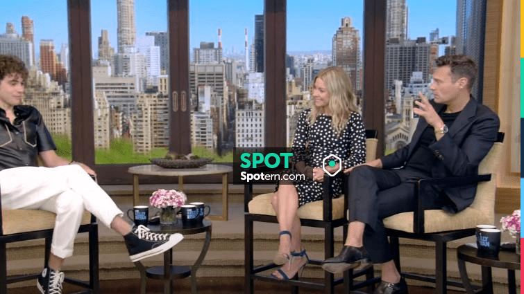 Dolce & Gabbana Polka Dot Cady Sheath Dress worn by Kelly Ripa as seen ...