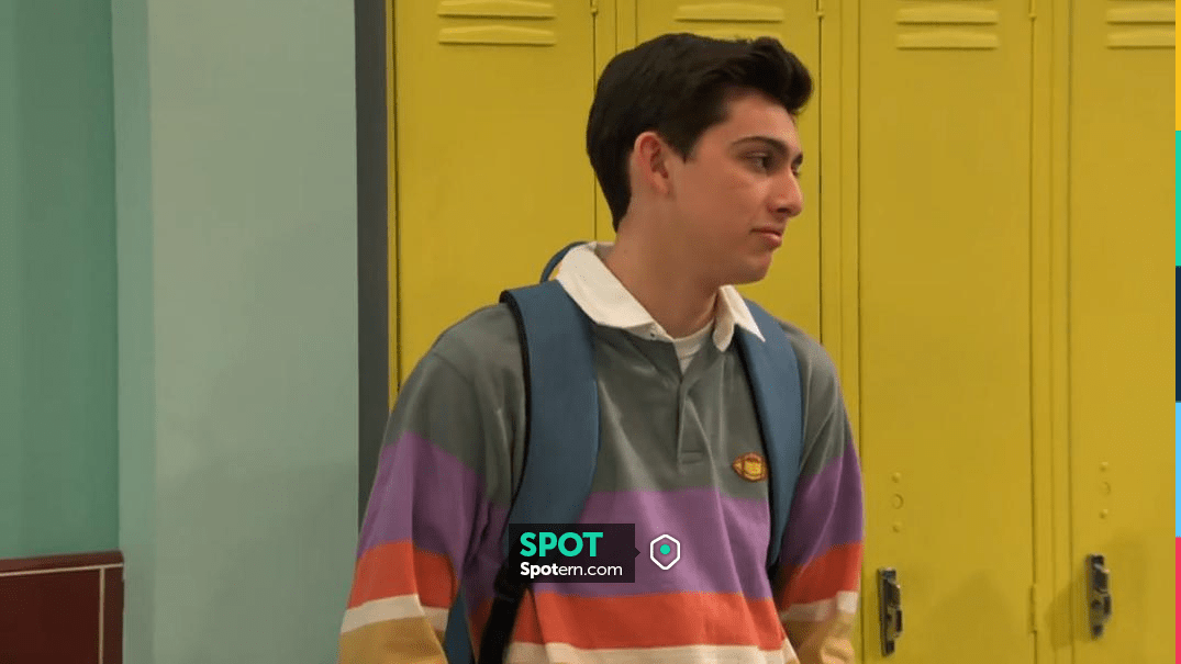 Obey Earl Long Sleeve Polo worn by Neil (Felix Avitia) as seen in Raven ...