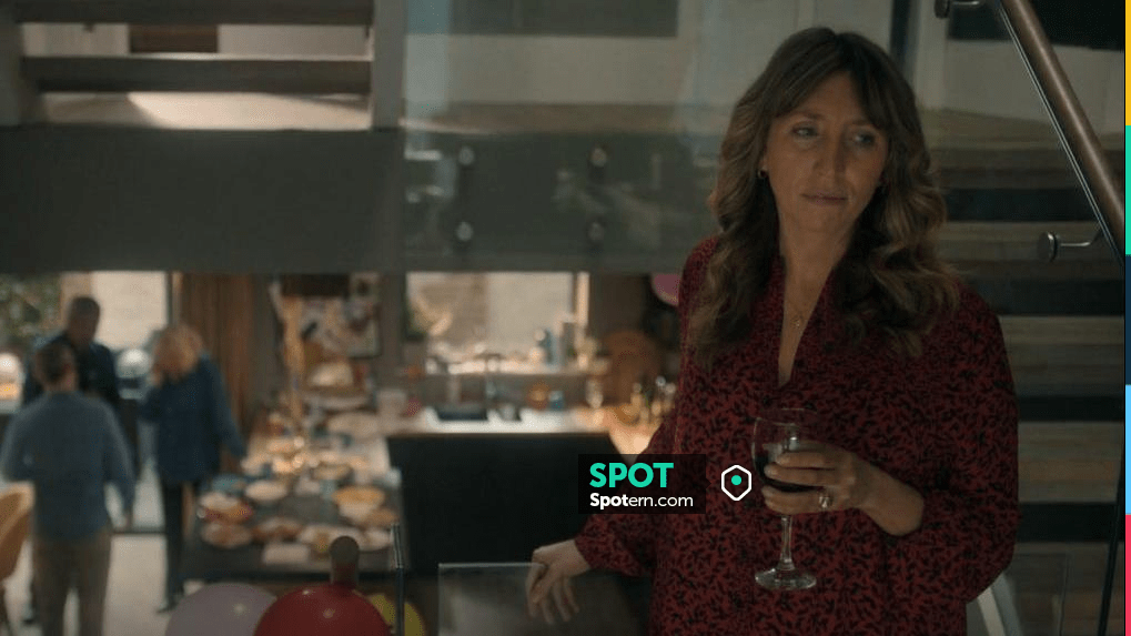 Hobbs Merle Printed Dress worn by Ally (Daisy Haggard) as seen in ...