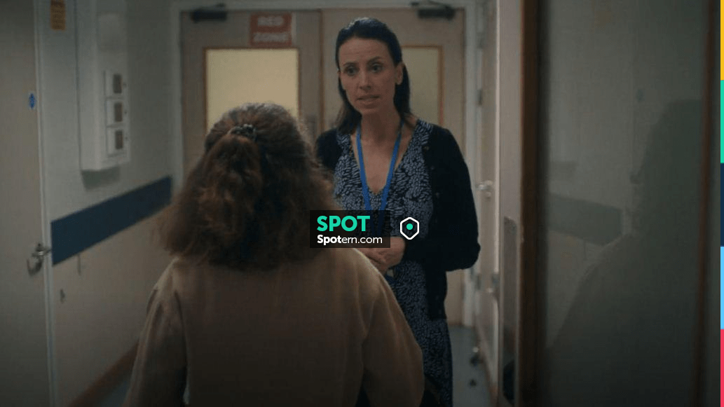 M&S Collection Animal Print Puff Sleeve Midi Tea Dress worn by Mrs ...