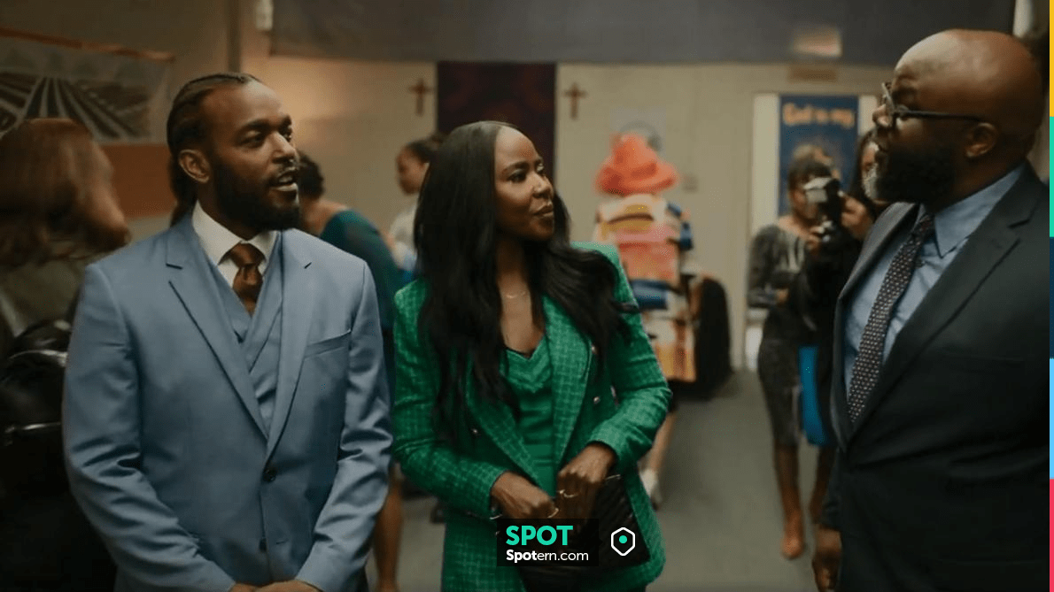 Saint Laurent Tablet Pouch worn by Tierra (Nia Jervier) as seen in The ...