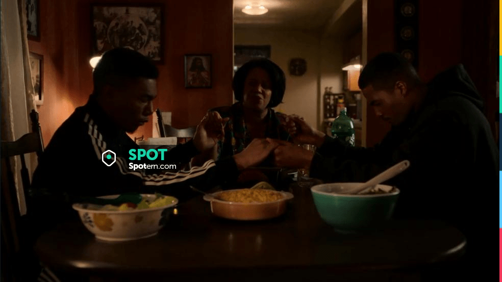 Adidas Stripe Track Jacket worn by Kelvin Campbell (Kameron Kierce) as ...