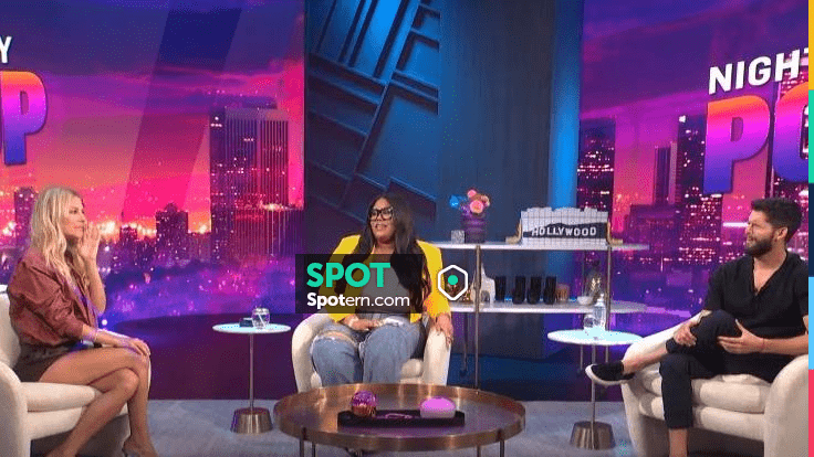 Rebdolls Jocelyn Double Breasted Cropped Blazer worn by Nina Parker as ...