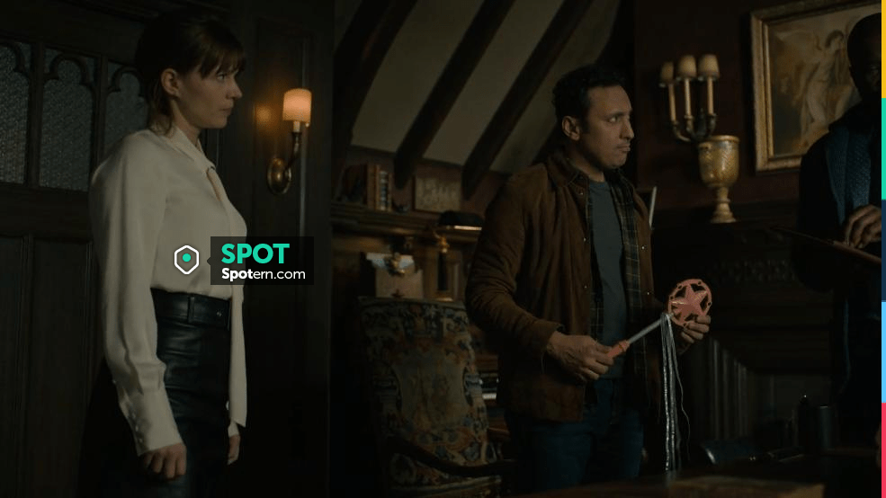 Chloé Silk Tie Neck Blouse worn by Kristen Bouchard (Katja Herbers) as ...