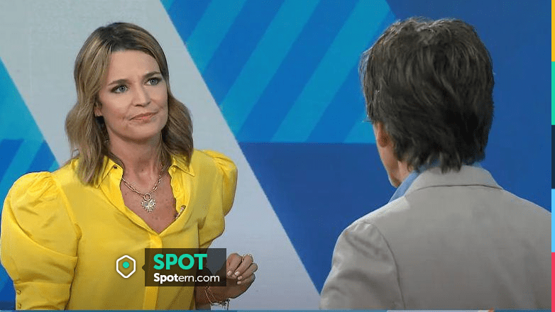 Alice + Olivia Willa Blouse worn by Savannah Guthrie as seen in Today ...