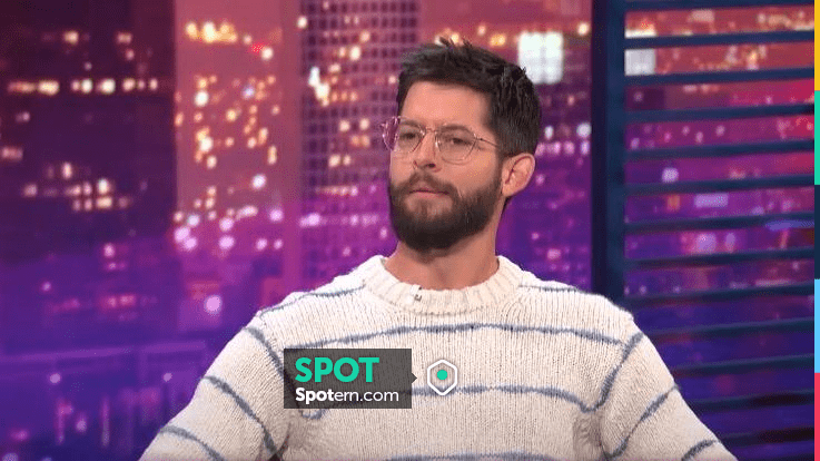 NN07 Brady Stripe Knit Sweater worn by Hunter March as seen in E! News ...