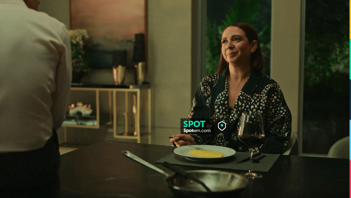 Desmond & Dempsey Jag Belted Quilted Printed Voile Robe worn by Molly ...