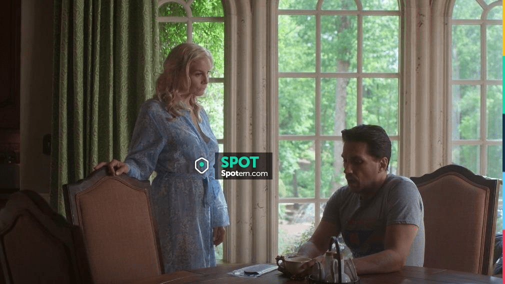 Papinelle Cherry Blossom Cotton & Silk Robe worn by Margot (Elizabeth ...