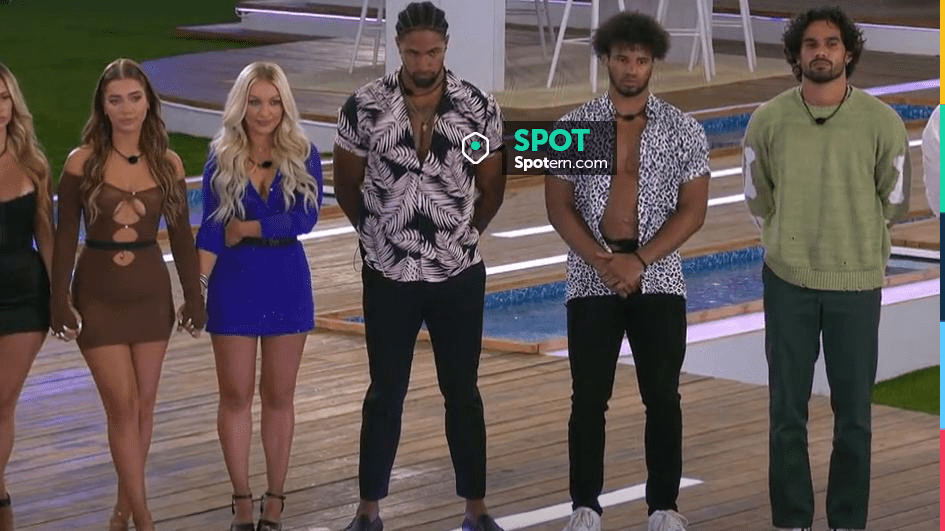 Camisa Ragstock Ferns usada por Jesse Bray como se ve en Love Island ...
