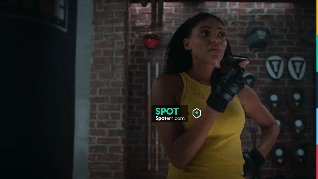 All in Motion Seamless Rib Tank Top worn by Talia (Aubin Wise) as seen ...